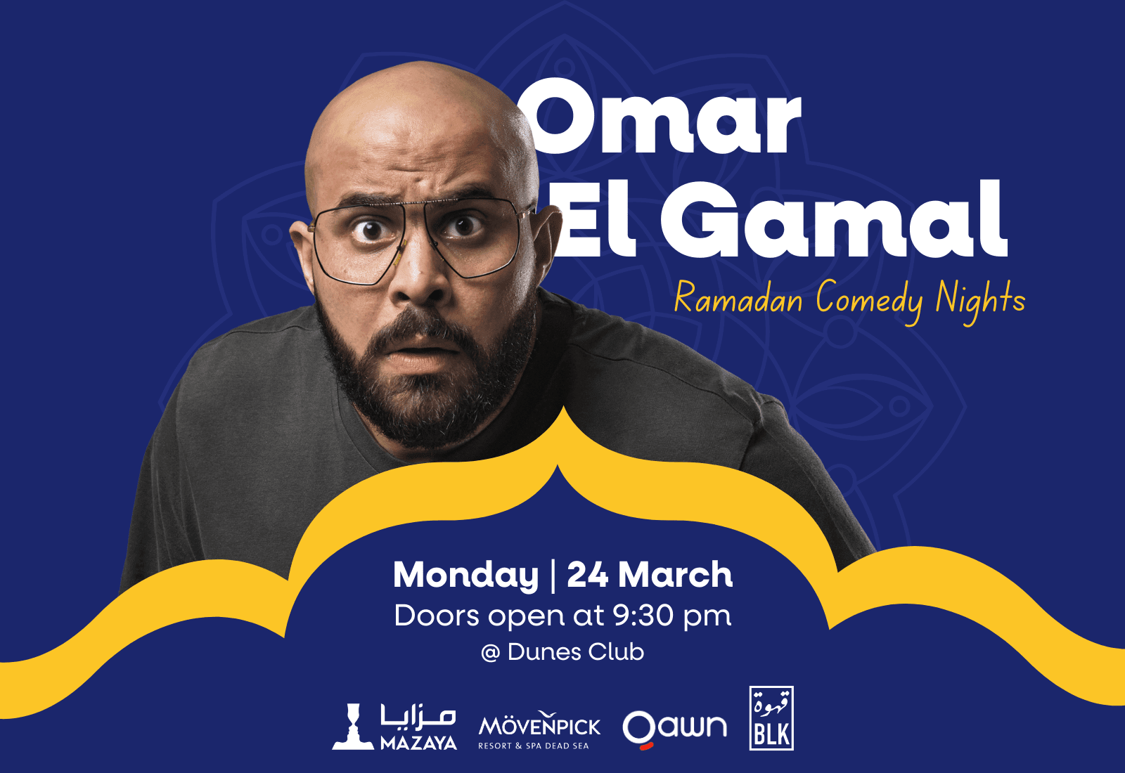 Omar El Gamal in Amman - Amman Comedy Club
